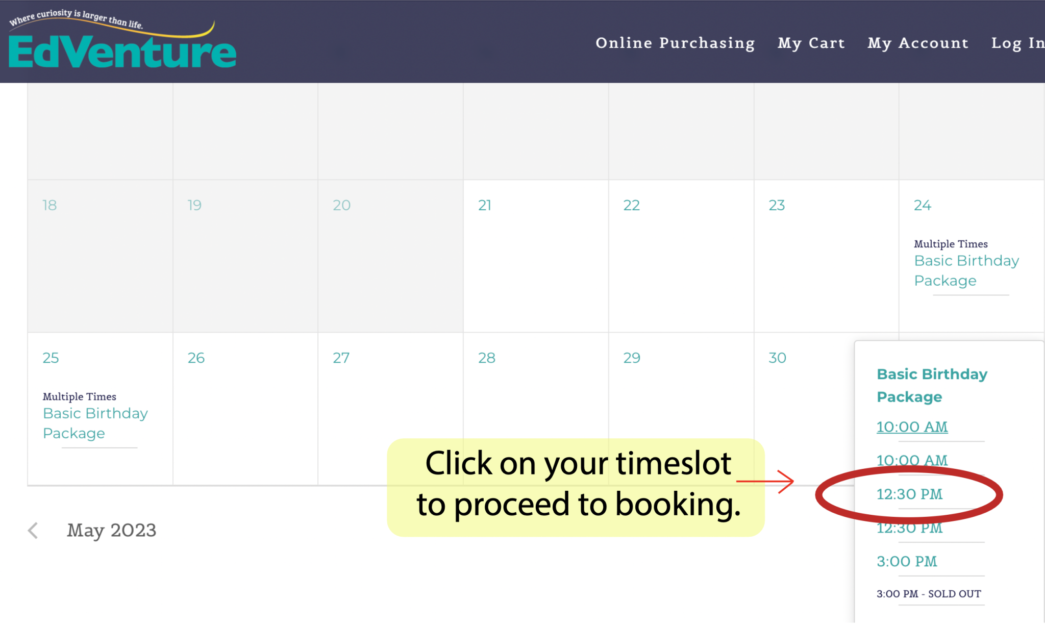 Birthdays – EdVenture Children's Museum